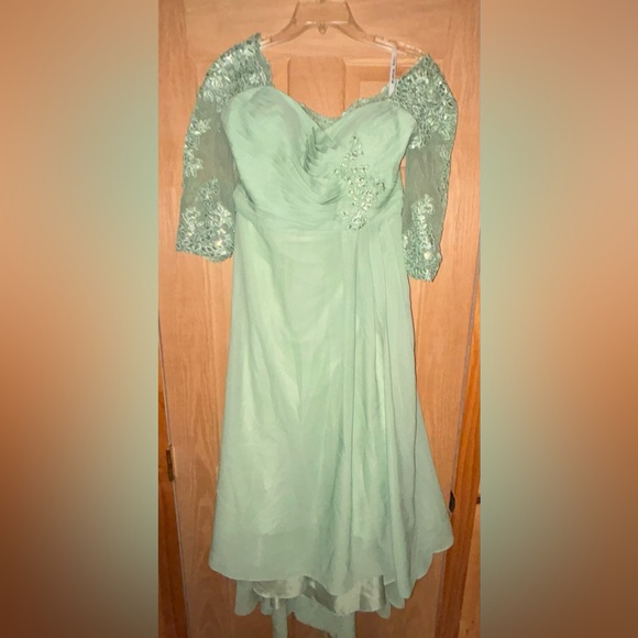 Dresses | Sage Green Mother Of The Bridebridegroom Dress | Poshmark